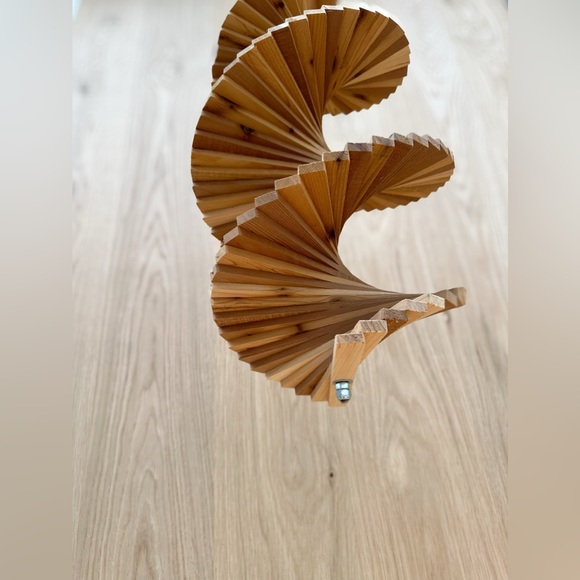 Accents | Handmade Spiral Wood Spinner | Poshmark